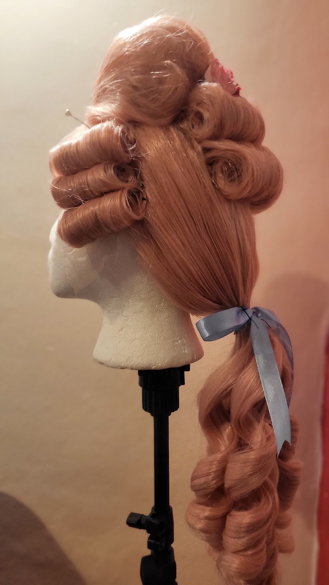 Pastel Pink Men's Rococo/ Baroque Wig Ready to Ship Perfect for ...