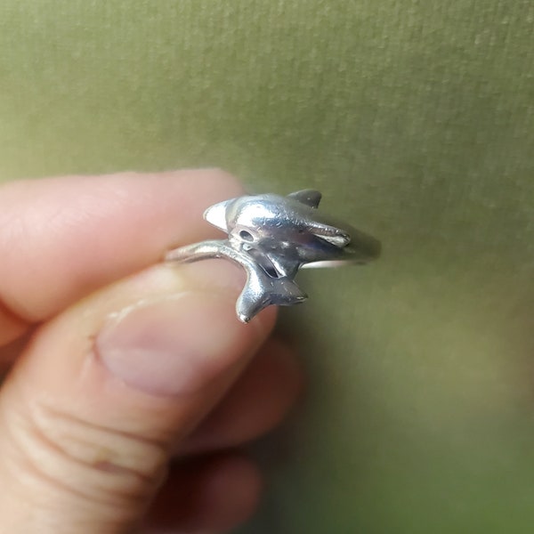 Dolphin Ring - Etsy