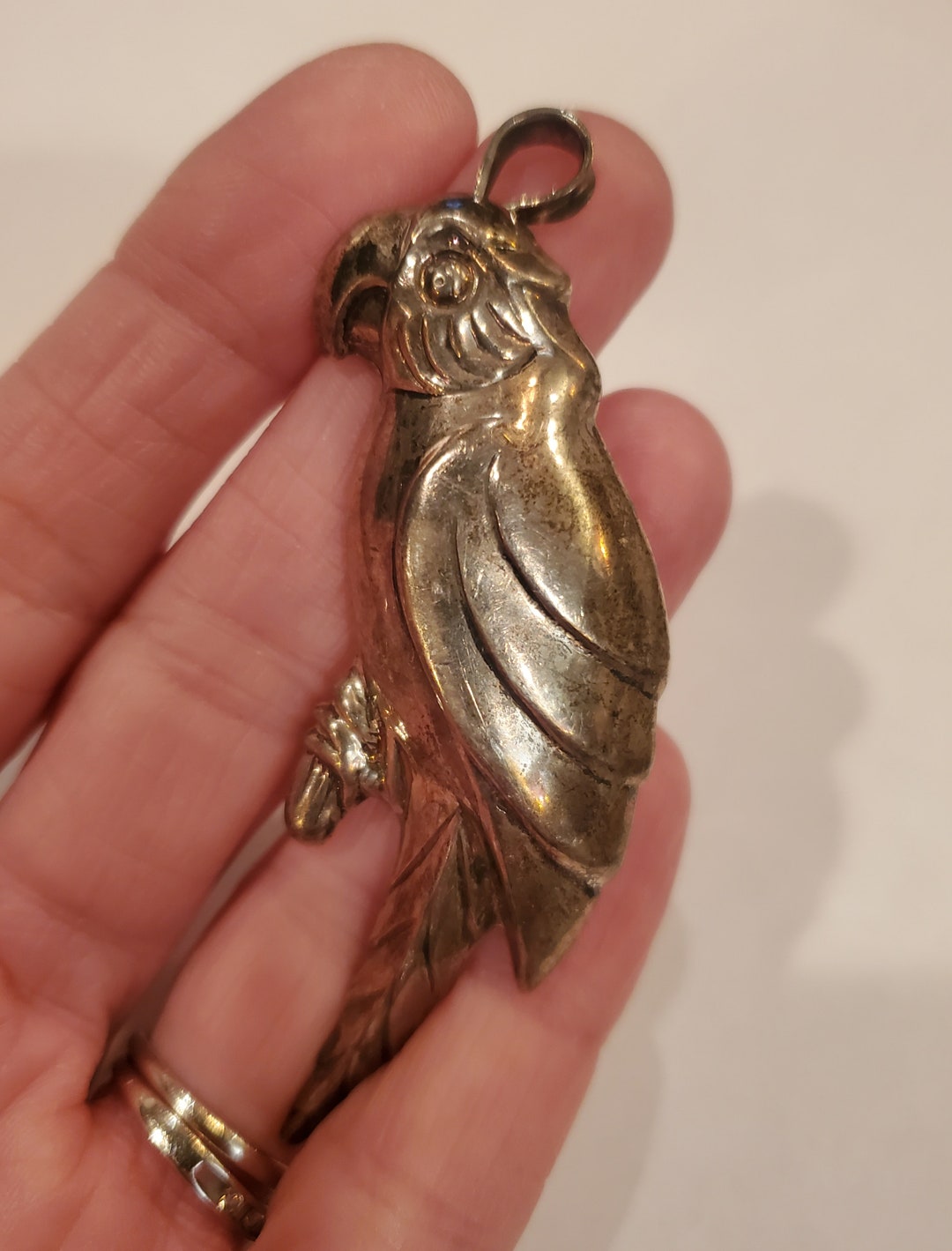 Excellent Vintage Nathan Fred Jr Hopi Parrot Pin Brooch in - Etsy