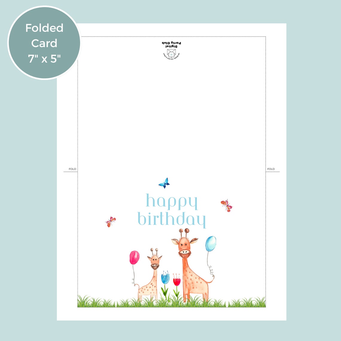 Kids Birthday Card Pack, Birthday Card Bundle, Set of 4 Printable ...