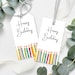 Printable Birthday Gift Tag Instant Download, Favour Tag Candles, Happy ...
