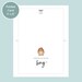 Easter Bunny Card Printable, Bunny Design, Easter Greetings, DIY Easter ...