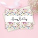 Printable Birthday Card With Cute Teddy Bear and Balloons, Baby Bear ...