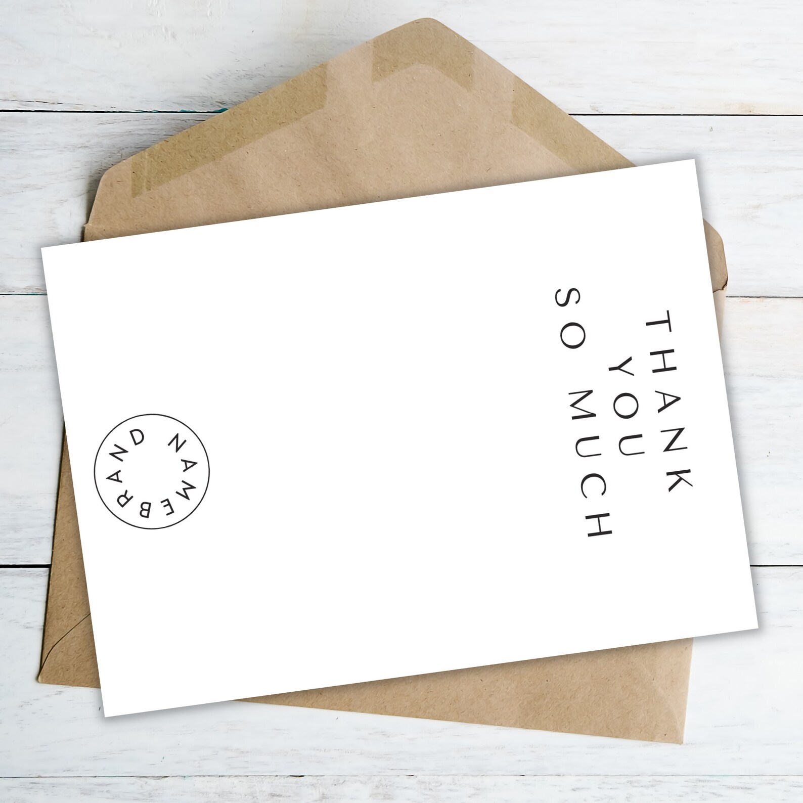 Small Business Thank You Card Template, Editable Business Thank You ...