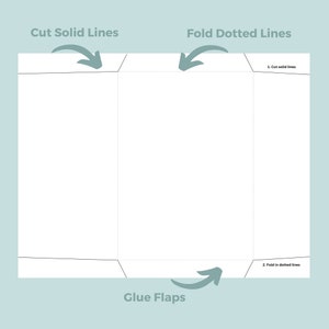 Printable A7 Envelope for 7x5 Card, DIY Envelopes for Printable Cards ...