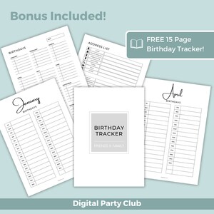 Farm Animal Gift Tags, Printable Children's Gift Tags, 6 Party Gift ...