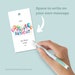 Vibrant Watercolor Balloon Birthday Gift Tag, Printable Gift Tag ...