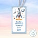 Editable Boys Rocket Ship Birthday Thank You Tag | Space Theme Party ...