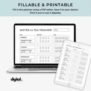 Water Hydration Tracker, Water Vs Tea, Daily Water Goal, Hydration ...