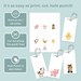 Farm Animal Gift Tags, Printable Children's Gift Tags, 6 Party Gift ...
