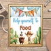 Printable Cowboy Birthday Party Food Sign, Wild West Rodeo Birthday ...