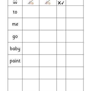 Look Cover Write Check - Read Write Inc Phonics - Red Words Spellings ...