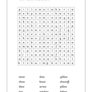 Word Search - Read Write Inc Phonics - Green Words Set 2 - EYFS - First ...