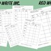 Look Cover Write Check - Read Write Inc Phonics - Red Words Spellings ...
