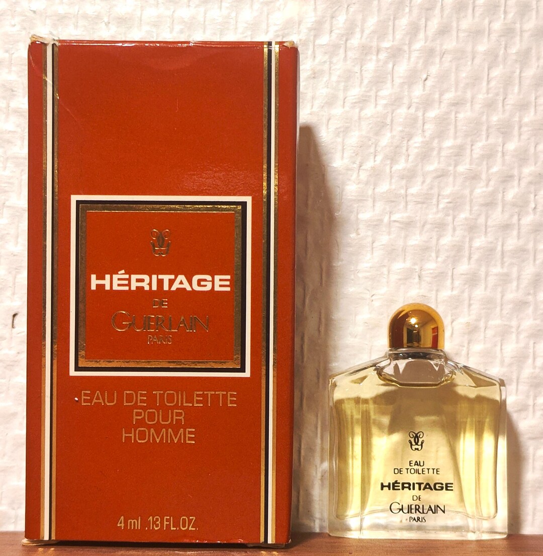 Eau De Toilette Héritage Pour Homme De Guerlain 4 Ml. Boite. Plein ...
