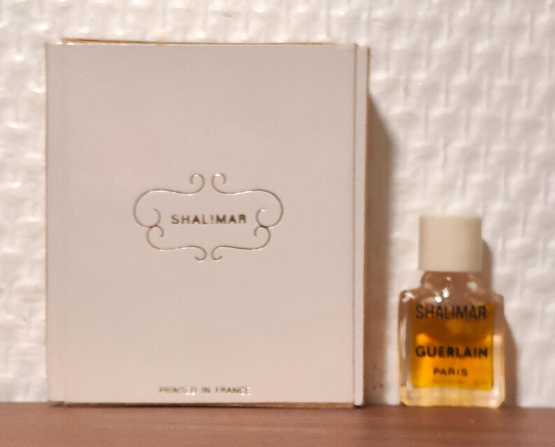 Old Guerlain Shalimar Extrait De Parfum 1 Ml. Silkscreen Printing. Full ...