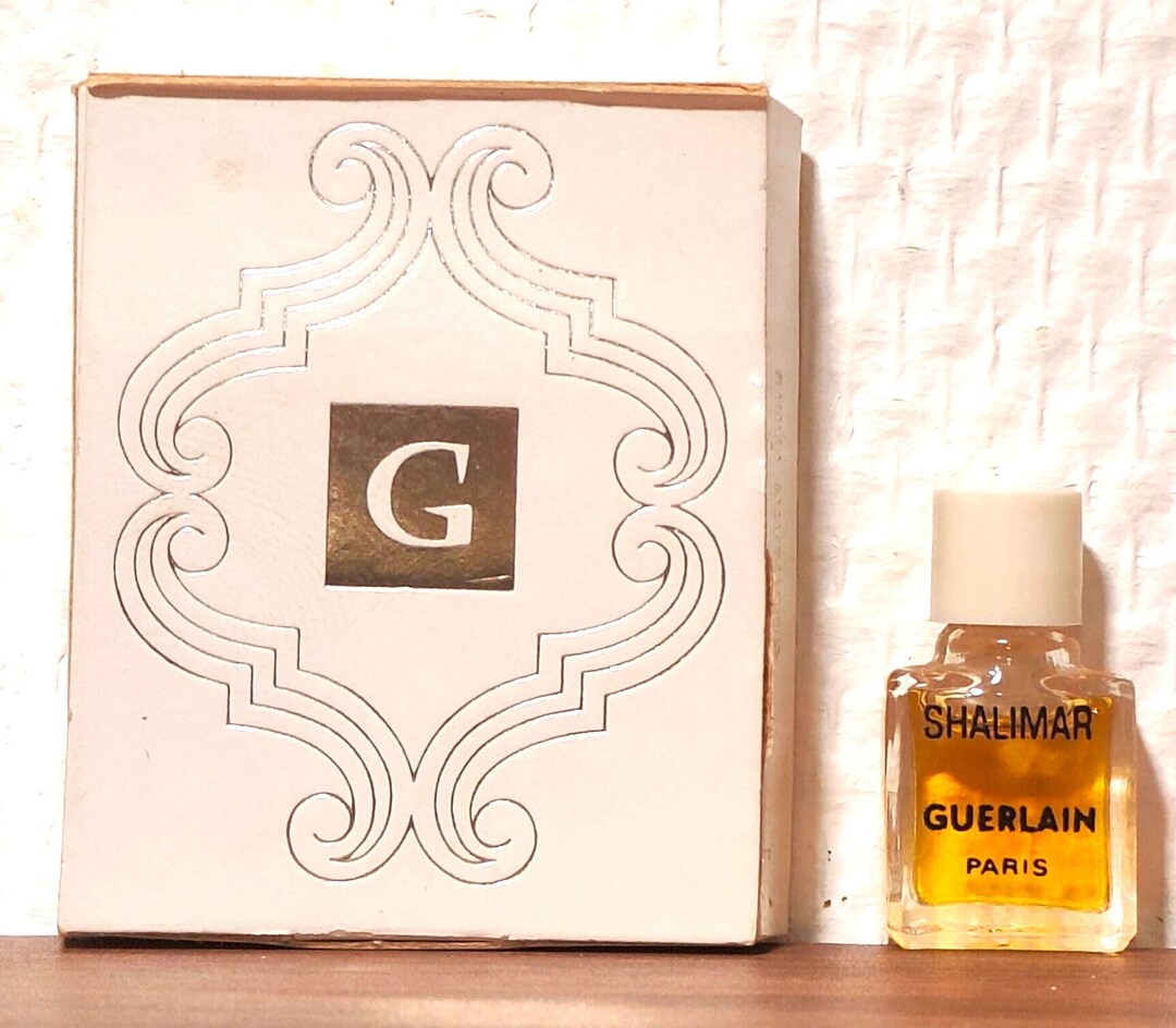 Old Guerlain Shalimar Extrait De Parfum 1 Ml. Silkscreen Printing. Full ...