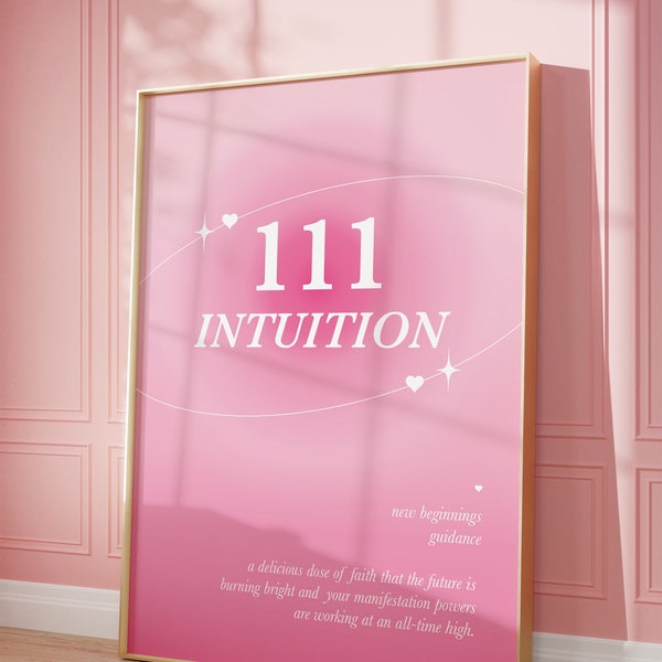 111 Angel Number Art - Etsy