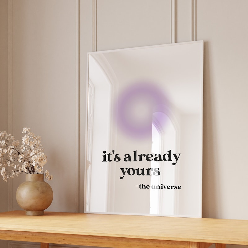 Purple Wall Decor - Etsy