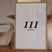 Pink Angel Numbers Poster Set Pink 111 Print 222 Poster 333 - Etsy