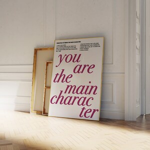 You Are the Main Character Print Trendy Newspapers Print Main Character ...