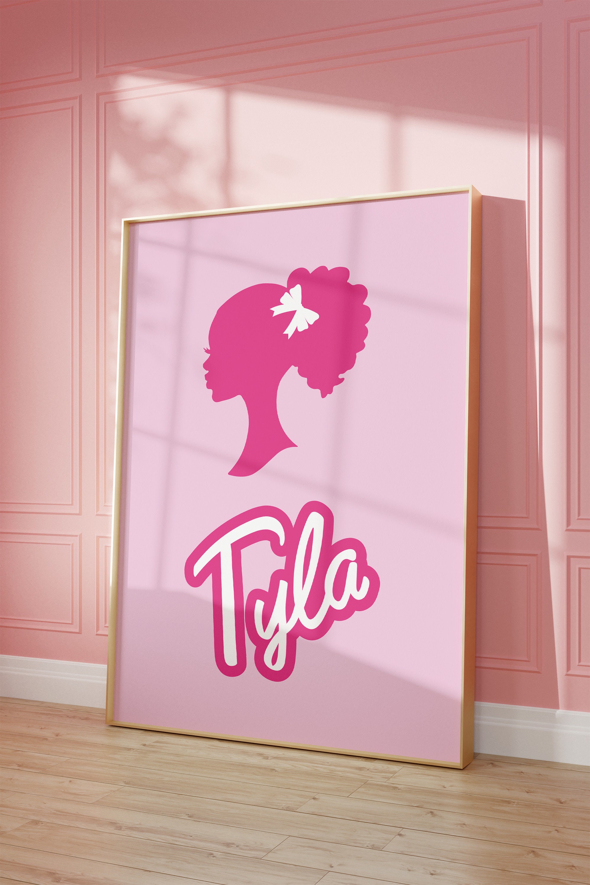 Afro Barb Personalised Name Print Afro Barb Poster Custom Afro Barb ...