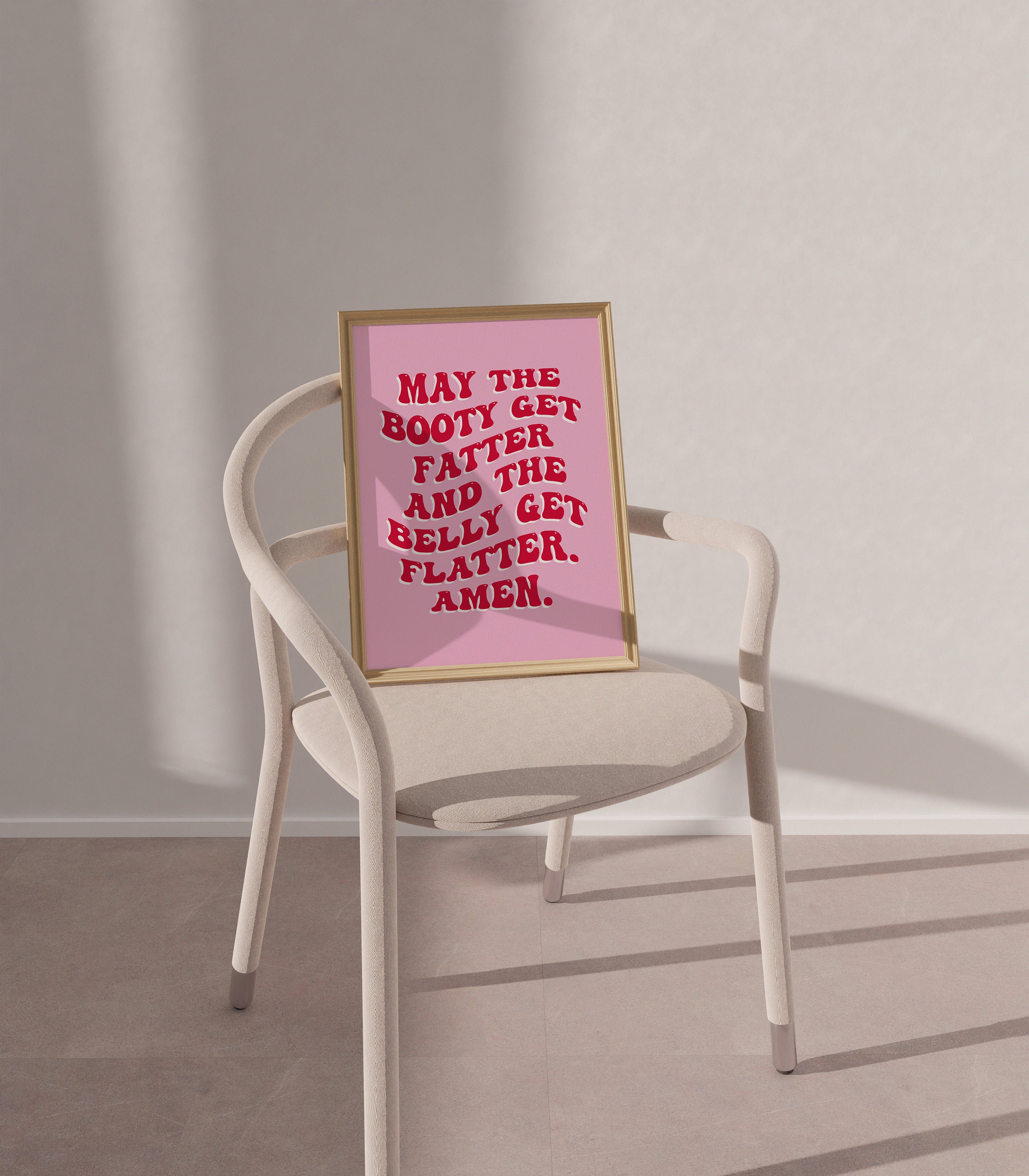 Gym Girl Room Decor Pink and Red Gym Girl Art Pink and Red Gym Girl ...