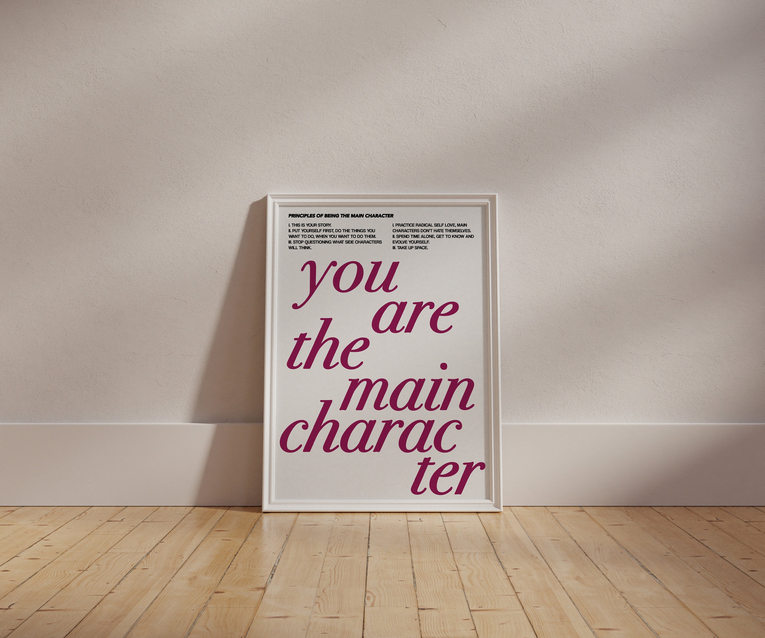 You Are the Main Character Print Trendy Newspapers Print Main Character ...