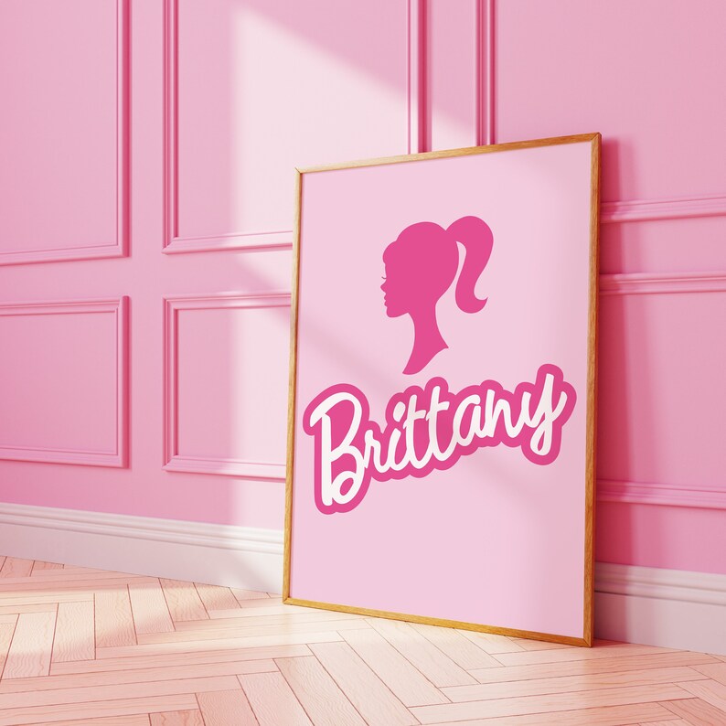 Barb Personalised Name Print Barb Poster Custom Barb Girls - Etsy