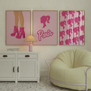 Barb Personalised Name Print Poster Set Barb Girls Bedroom Decor Barb ...
