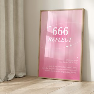 Pink Angel Numbers Poster Set Pink 111 Print 222 Poster 333 - Etsy