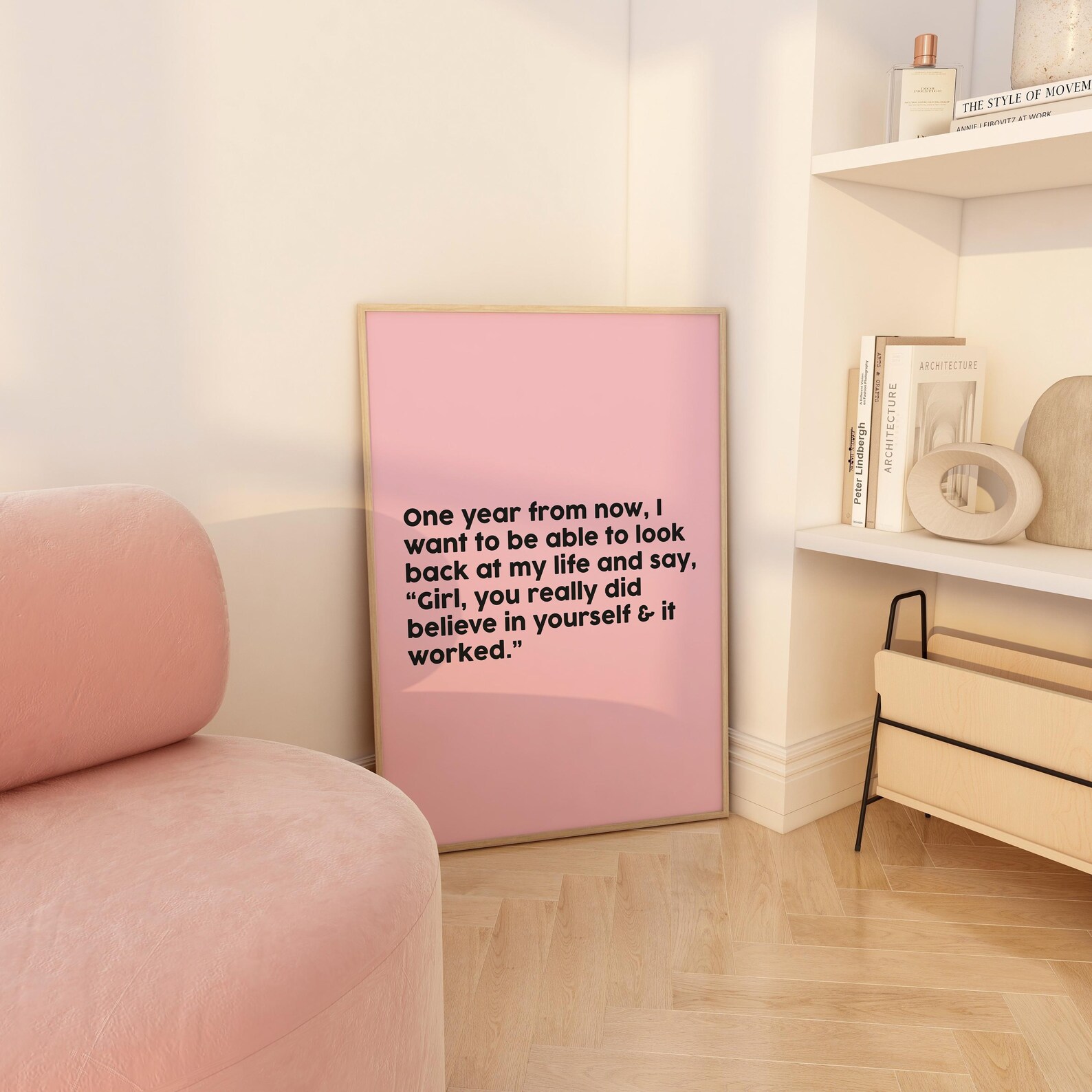 That Girl Poster Trendy Pink That Girl Wall Art It Girl Print Girly ...