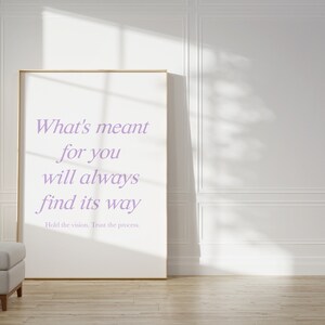 Wall Art Print Trendy Purple Aesthetic Room Decor Poster Dorm - Etsy
