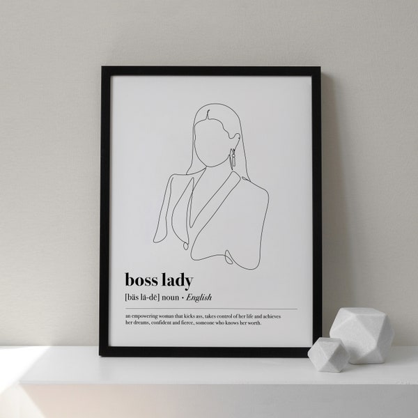 Boss Lady Gift Printable - Etsy