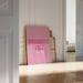 Dramatic Exit Pink Wall Art Bedroom Decor Pink Poster Trendy Pink Exit ...