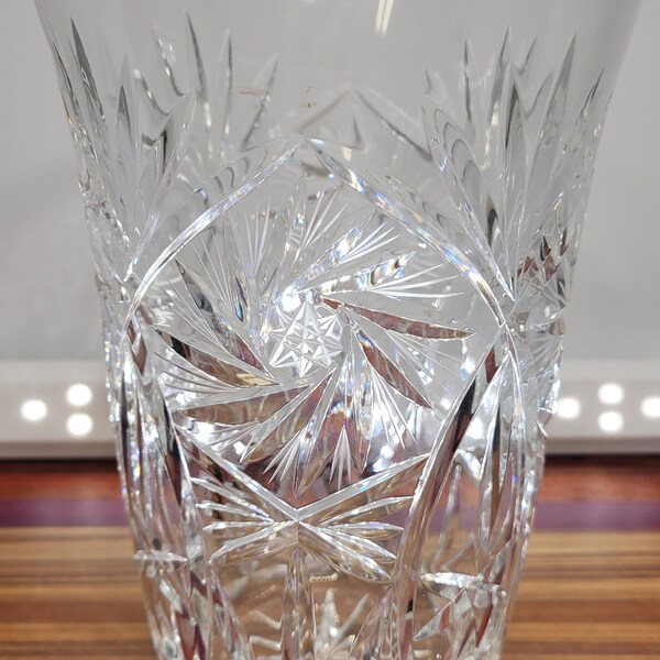 Lead Crystal Vases Etsy