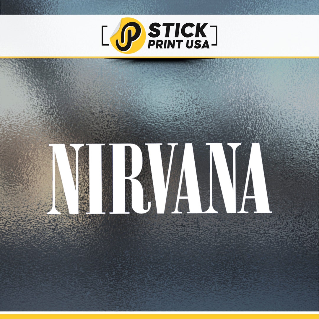 Nirvana Logo Vinyl Sticker Decal For Car Truck Window Bumper Decal Etsy
