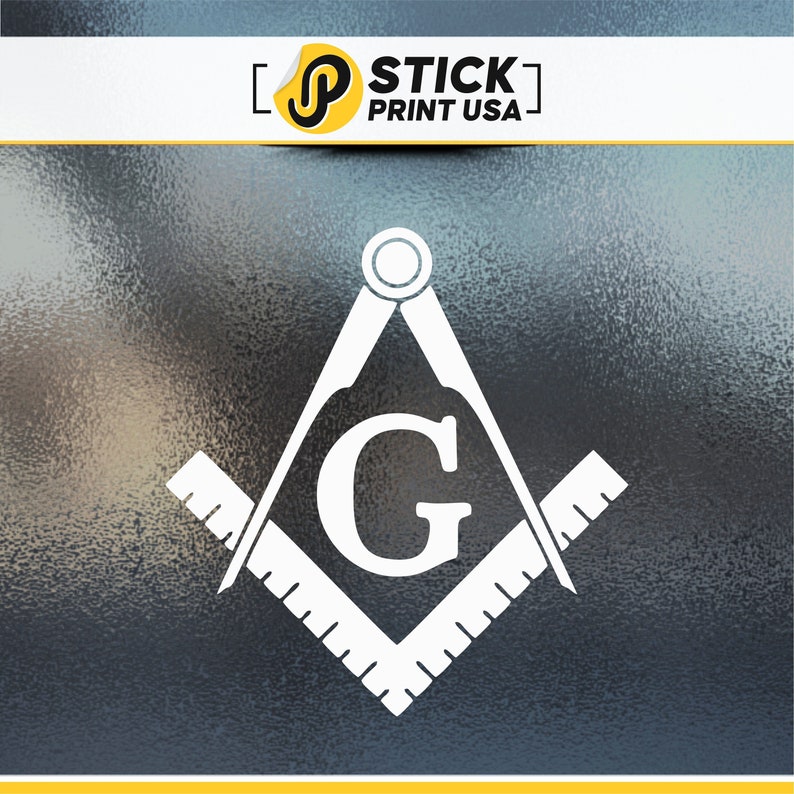 Freemason Symbol Vinyl Sticker Decal for Car Truck Window - Etsy