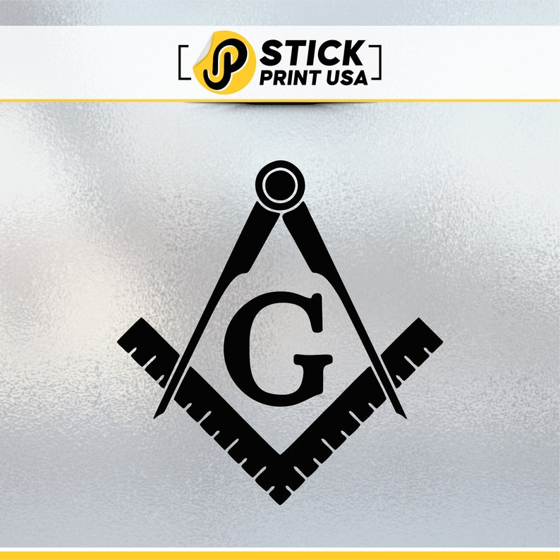 Freemason Symbol Vinyl Sticker Decal for Car Truck Window - Etsy
