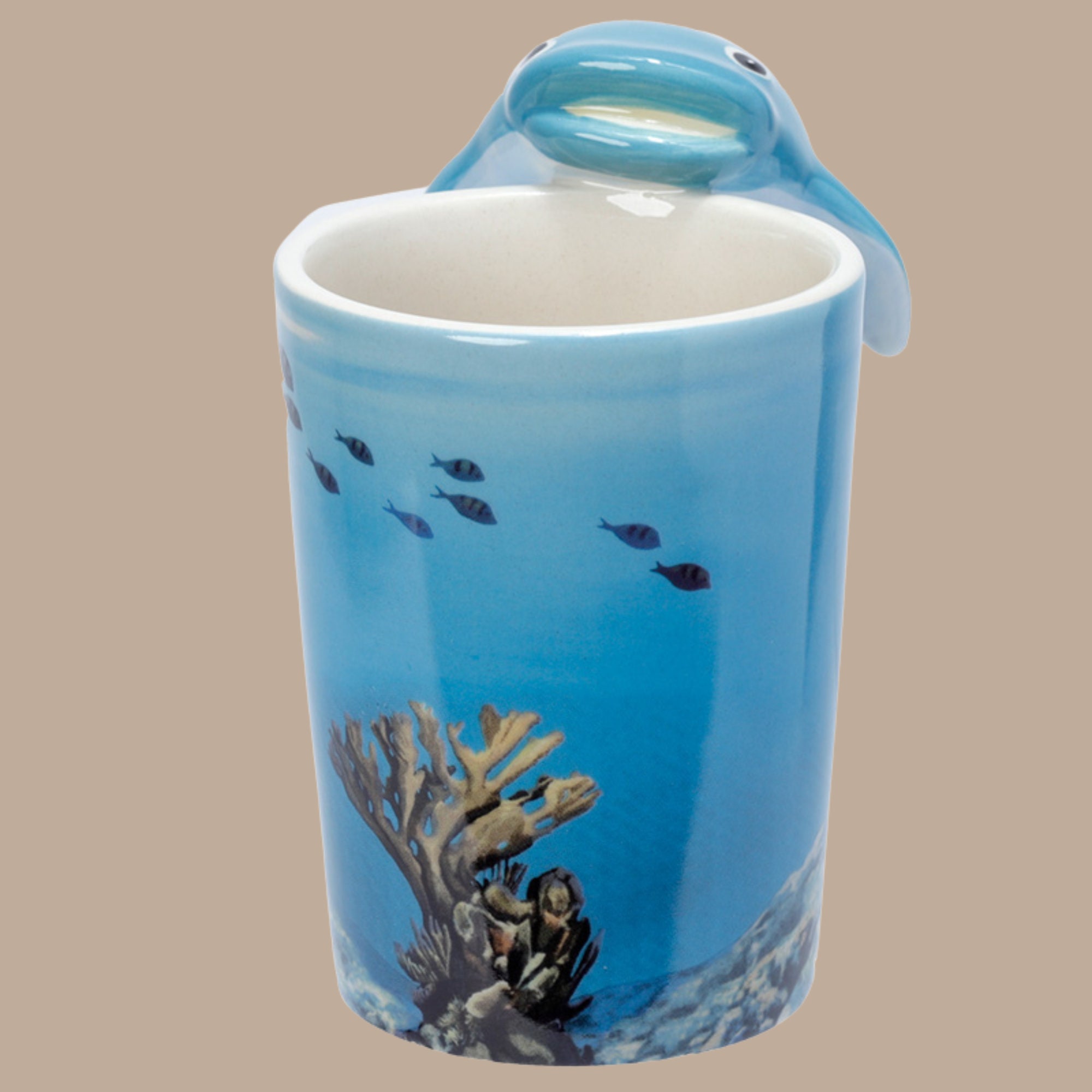 Whale Shark Handle Mug With Sealife Design Nature Lover Gift Present ...