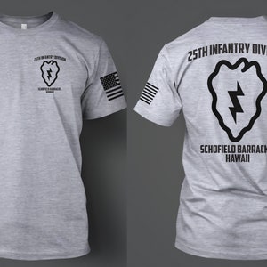 25th Infantry Division Logo United States Military - Etsy