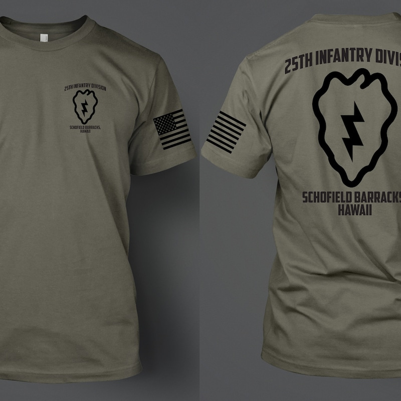 Army 25th Infantry Tshirt - Etsy