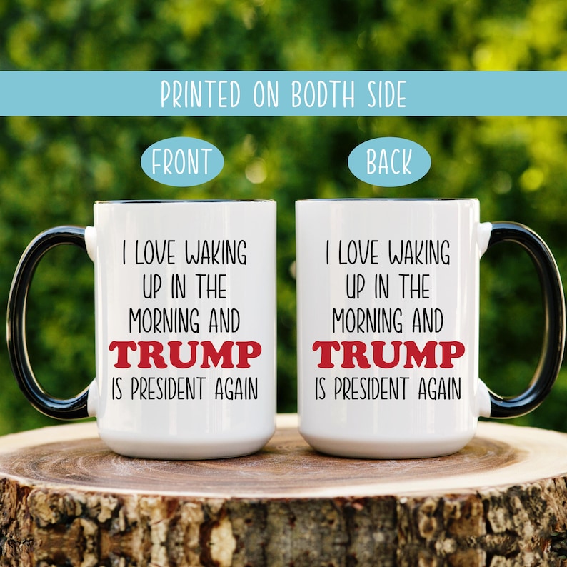 Funny Trump Mug Election Humor Making America Great Again Coffee Cup ...