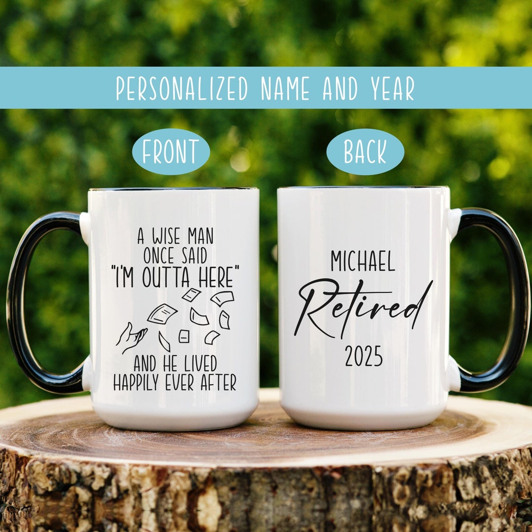 Retirement Gifts for Men Personalized Funny Retirement Gift 2026 Friend ...
