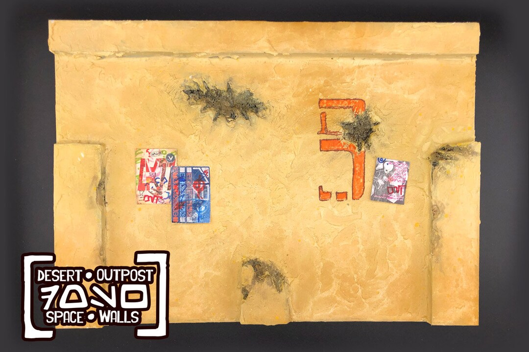 Desert Outpost Space Wall - 04. - Etsy