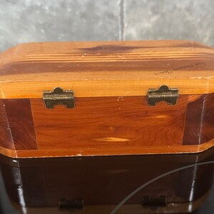 Vintage Small Wooden Trinket/keepsake Souvenir Box From San Antonio ...