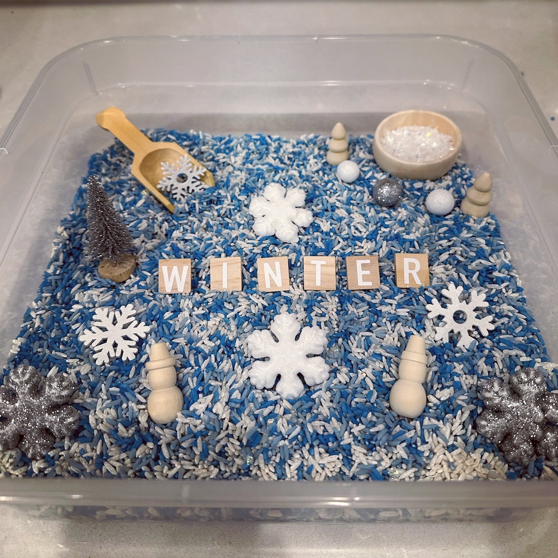 Winter Wonderland Sensory Bin - Etsy