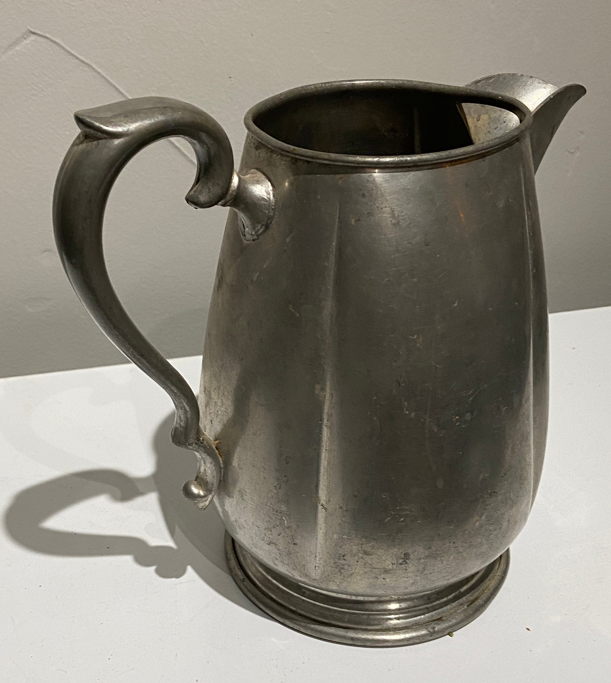 Antique Pewter Large Pitcher - Etsy