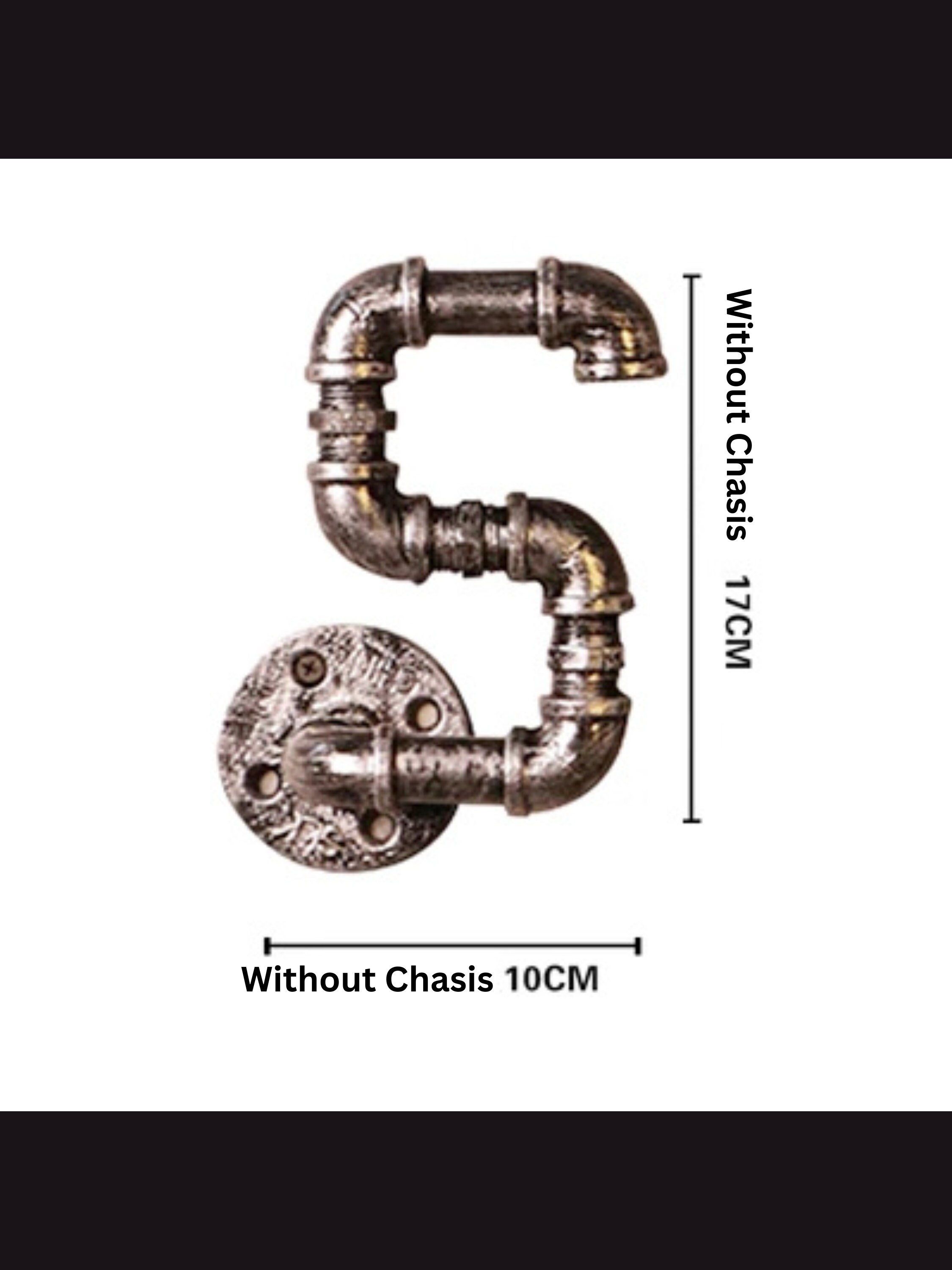 Industrial Wrought Iron Water Pipe Letter and Number Wall Decor ...