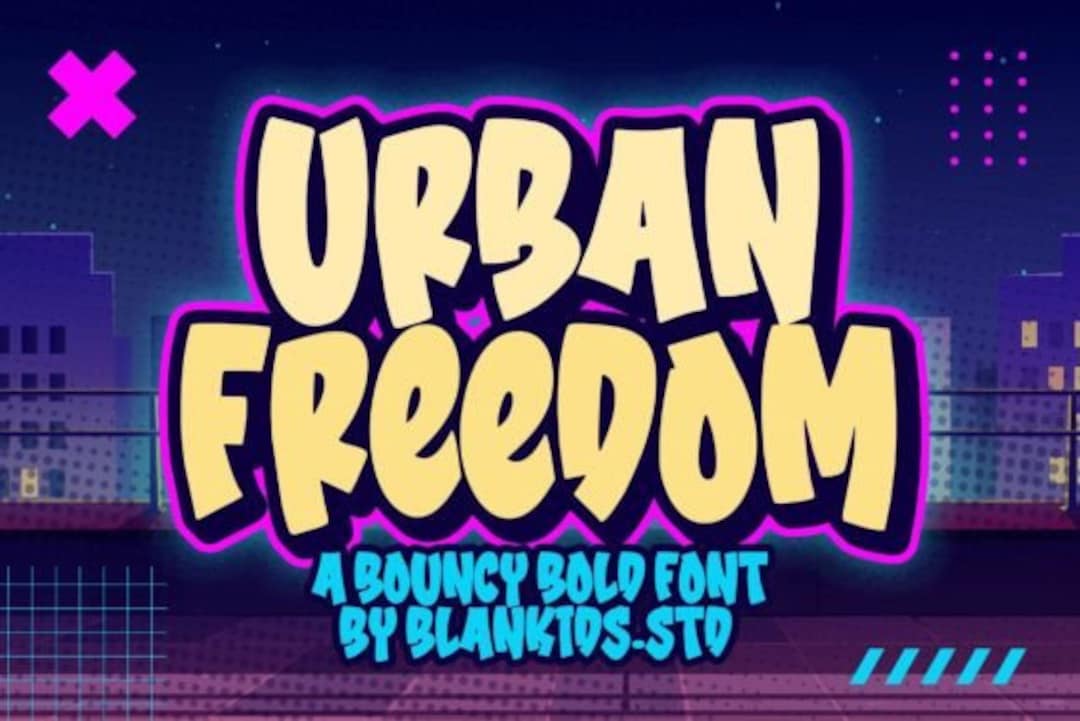 Urban Freedom Font, Modern Font, Fancy Font, Canva Font, Fonts for ...